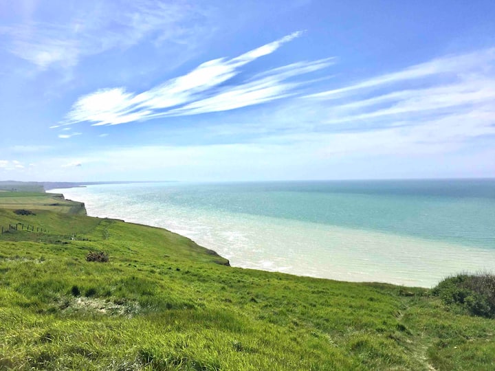 ⛱ Plage à 50m ⛱ Vue Mer Partielle⛱ Gîte Lumineux - Criel-sur-Mer