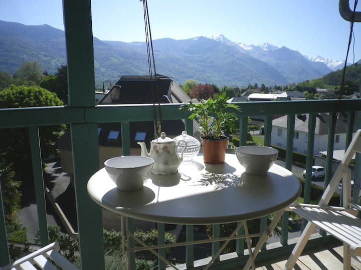 Appartement Cosy Avec Belle Vue Et Wifi - Argelès-Gazost