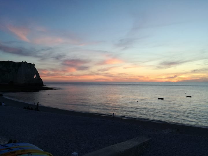 Maison Vue Sur Mer, 50m De La Plage Avec Parking - Étretat