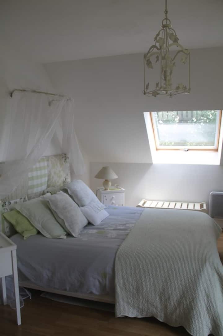B&b La Bellière - Chambre Verte - Forges-les-Eaux