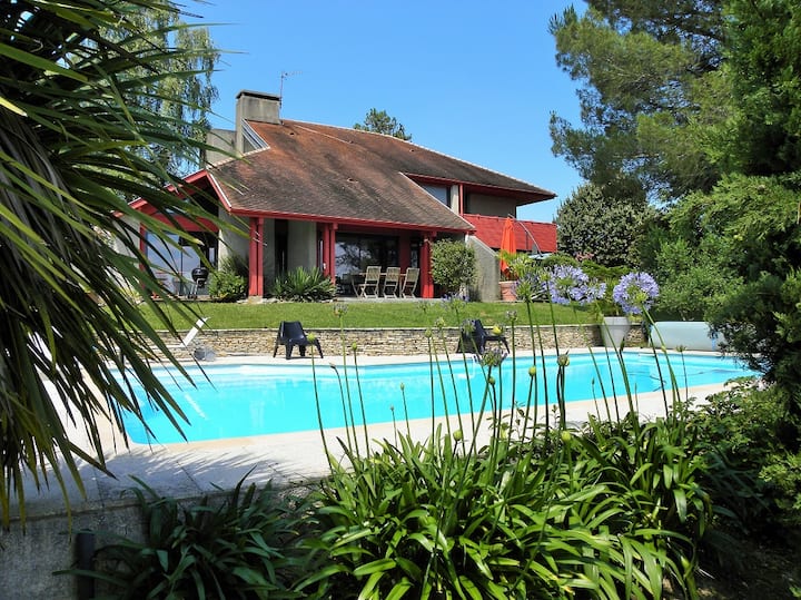 Villa Avec Piscine Vue Montagne - Navarrenx