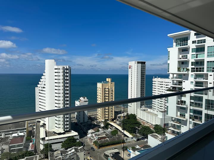 P18 Espectacular Apartamento Frente Al Mar - Cartagena de Indias