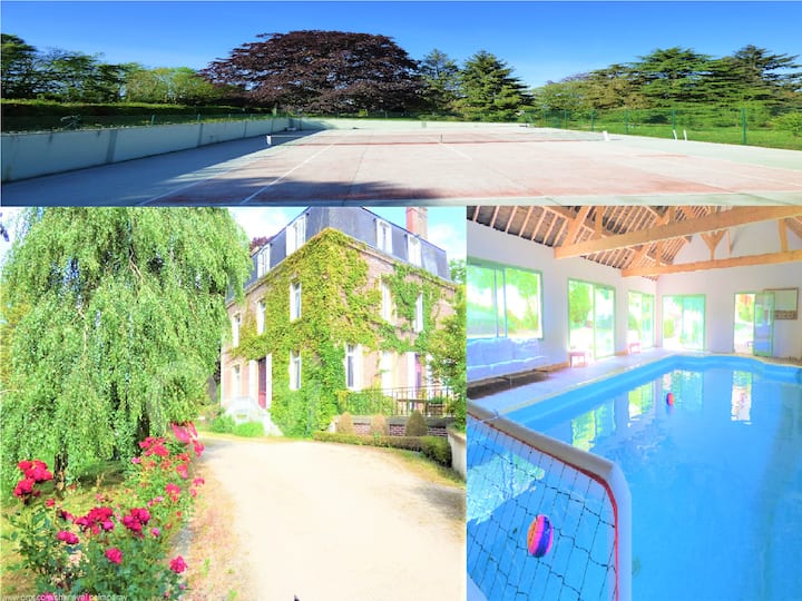 Domaine: Villa/piscine Chauffée/tennis/50activites - Eure