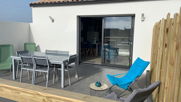 Logement 50m² Avec Terrasse Plein Soleil - L'Aiguillon-sur-Mer