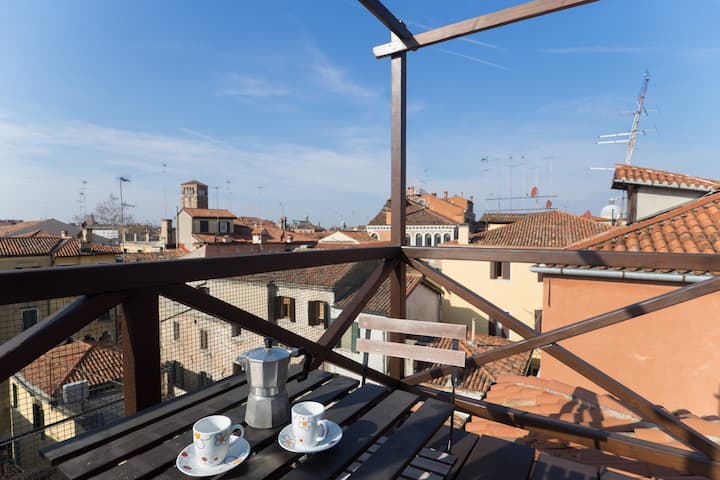Venezia Altanella Cozy Flat Private Topterrace - Veneza