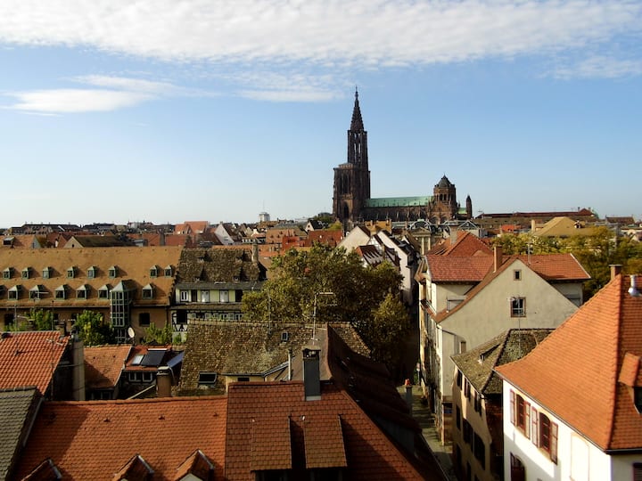 Loft Familial Avec Vue Sur La Cathédrale - Estrasburgo