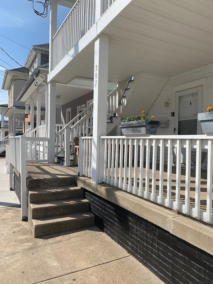 Apt D 2 Bedroom, Great Location, A/c, Wifi, 55”tv - Avalon, NJ