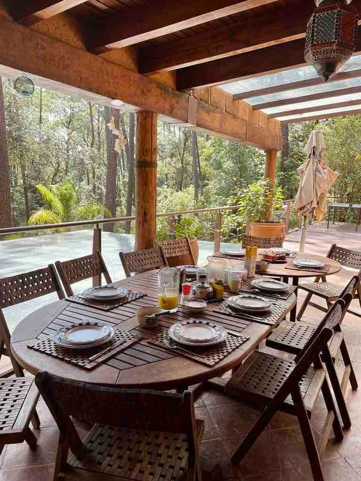The Hostvilla Preciosa Cabaña En El Bosque  Mágico - Valle de Bravo
