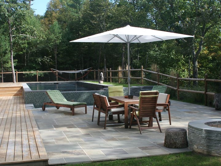 Modern House, Pool/spa, Stream, Tree House - Hudson Valley, NY