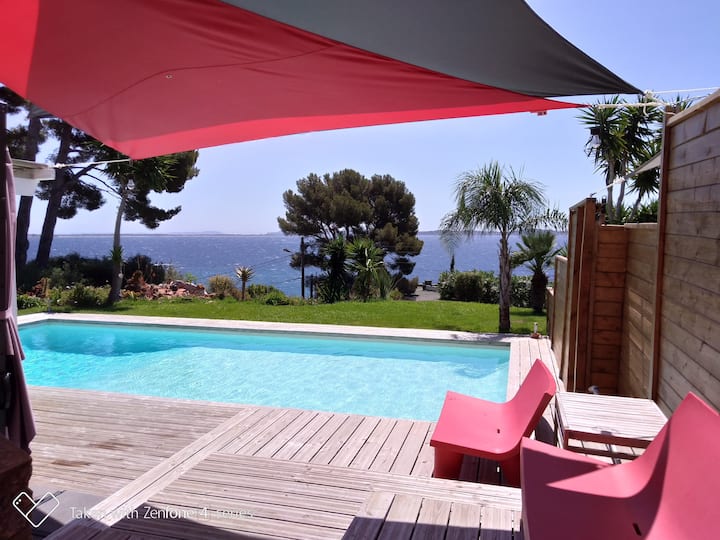 Propriété Pour 12 Pers, Vue Mer Et Piscine - Carqueiranne