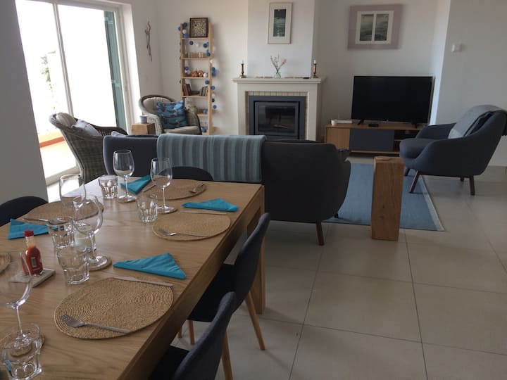 Luxury Villa Private Pool Gardens & Great Sea View - Luz