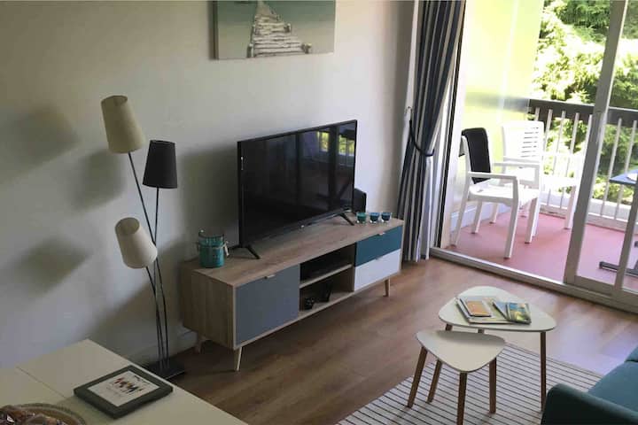 Joli Studio Cabine Avec Terrasse Au Cœur Des Pins - Guérande