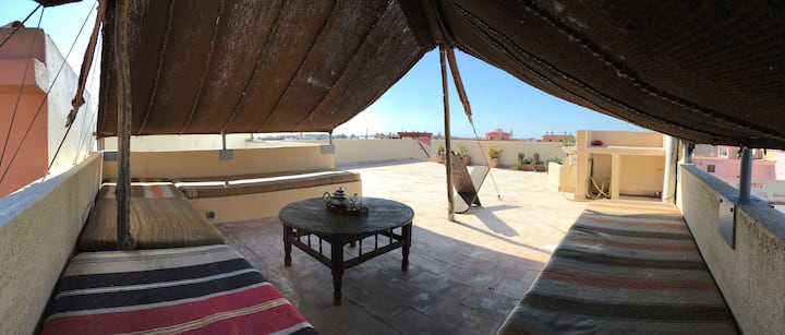 La Terrasse Nomade - Appart Lumineux Avec Terrasse - Essaouira