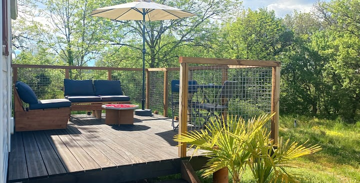 Bungalow Rénové Tout Confort Piscine Nature ! - Lot