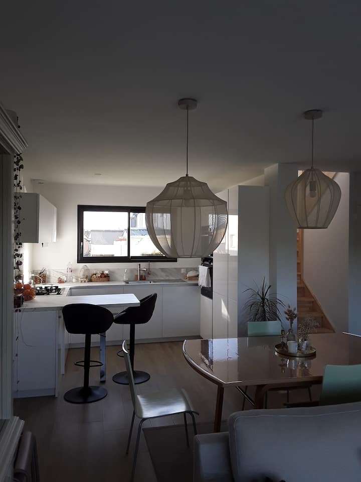 Maison Chaleureuse à La Campagne Proche De La Mer - Saint-Benoît-des-Ondes