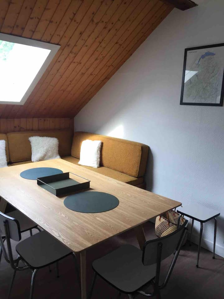 ÉTage Privé Avec Coin Cuisine, 6 Pers, Draps - Albertville