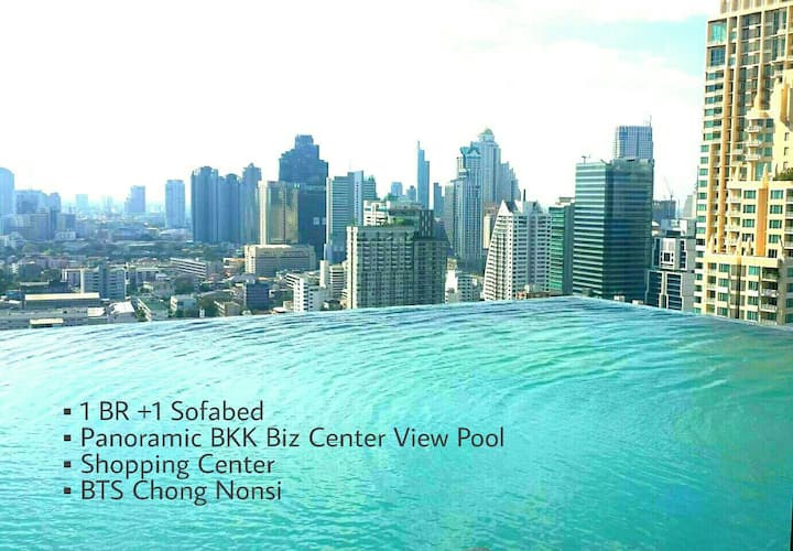Amazing Pool 1br | Monthlygooddeal | Cbd Bkk | Bts - Bangkok