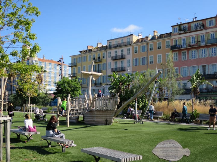 Nice Old Town View Coulée Verte Quiet Luxe 2 Br - Nice