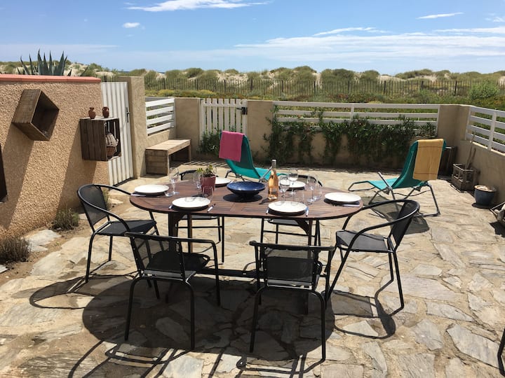 Appartement F3 Sur La Plage Les Pieds Dans L'eau - Le Barcarès