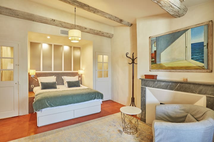 Double Suite Luxe Centre-ville Calme Vue Jardin - Aix-en-Provence