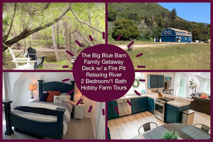 Family Friendly~ Unique Blue Barn~2 Bed/1 Bath - Carmel Valley, CA
