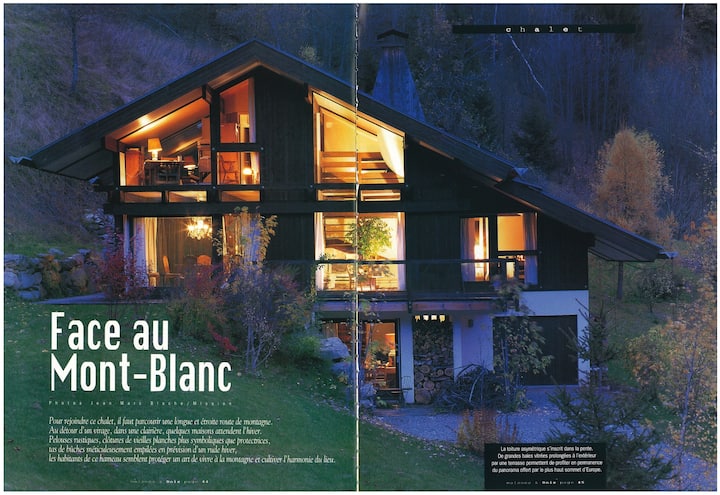 Face Au Mont Blanc, Aux Houches. - Servoz