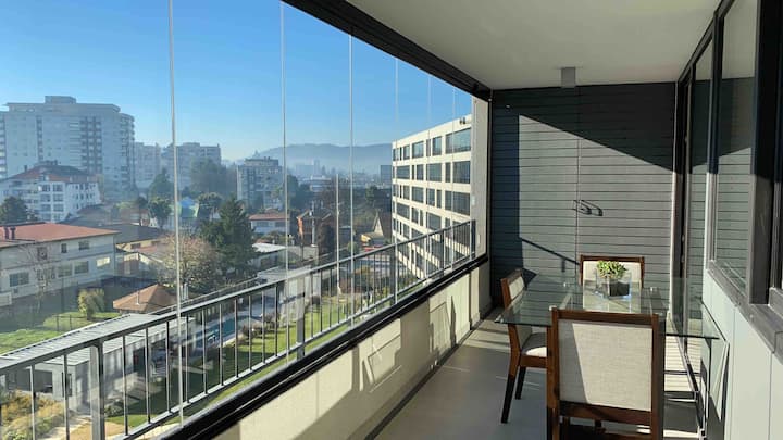 Hermoso Depto Amoblado , A Pasos De Av. Alemania - Temuco