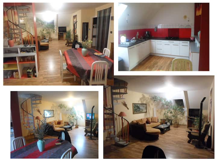 Appartement Duplex
C/ Ville
5 Pers Maxi
5 J Mini - Concarneau