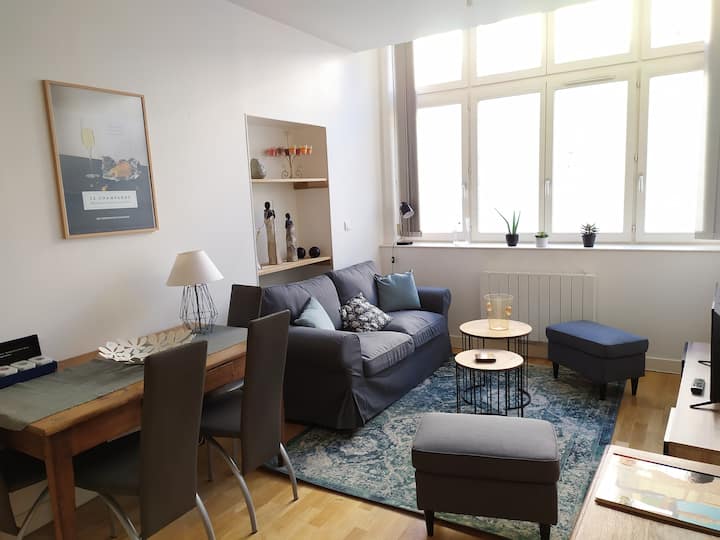 Appartement & Parking, Avenue De Champagne à 200m - アイ