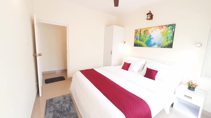 Colva Blossom 2bhk, 5min Walk To Colva Beach - 콜바