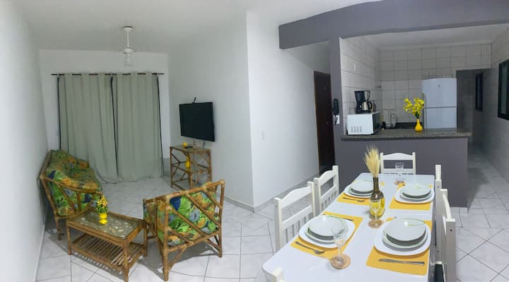 Adm Lima E Canato Ap Frente Ao Mar Em Bertioga! - Bertioga