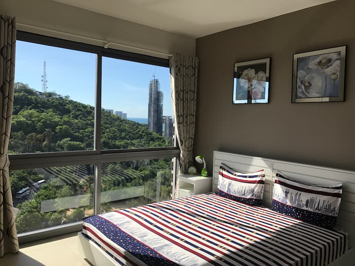 Hill View Studio-free Wifi &Washing Machine(27) - Pattaya City