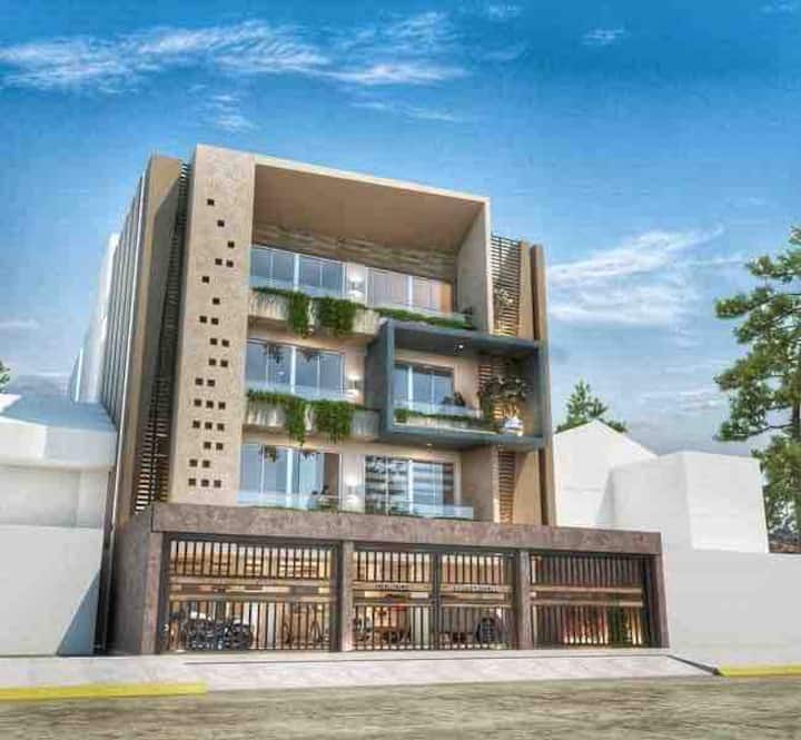 Moderno Depto Nuevo A Solo 90 Metros Del Mar - 
