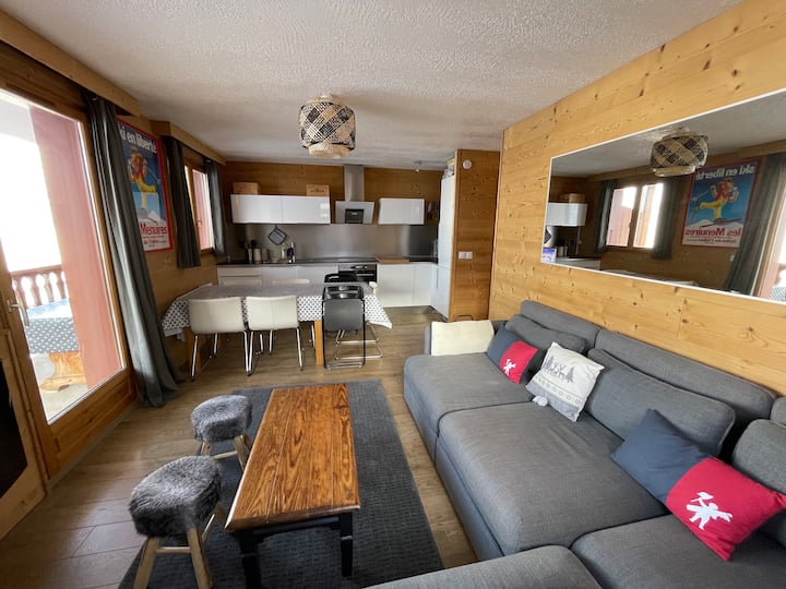 Les Menuires Skis In/out 3 Chambres-8 Pax Avec Vue - Saint-Martin-de-Belleville
