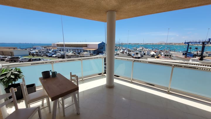 Amazing Ocean View Apartment. Huge Terrace,private - Corralejo