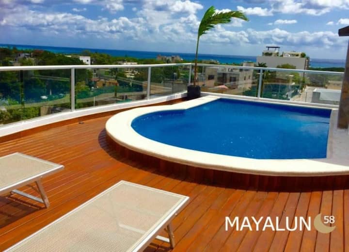 Steps From 5th Ave, 1 Bedroom, Seaview, Beach Club - Playa del Carmen