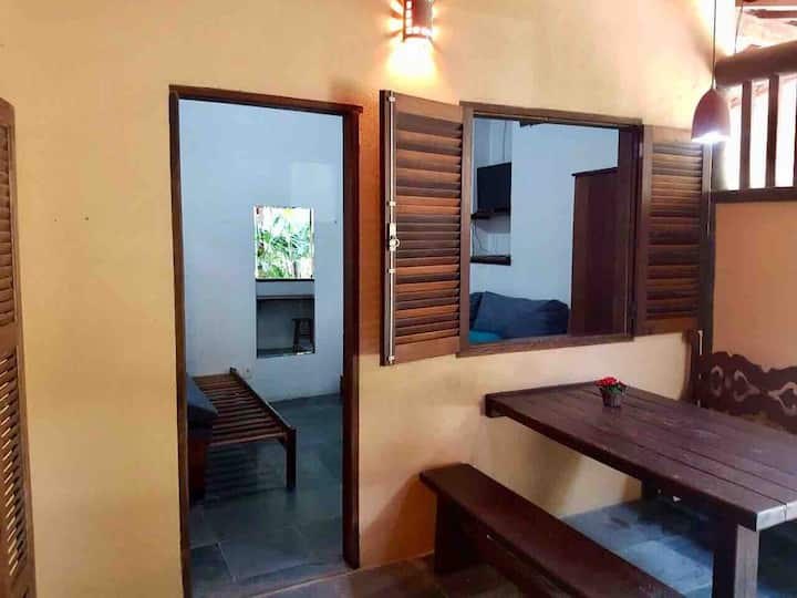 Chalé Rústico N°11 C/ Churrasq. Junto A Natureza - São Sebastião