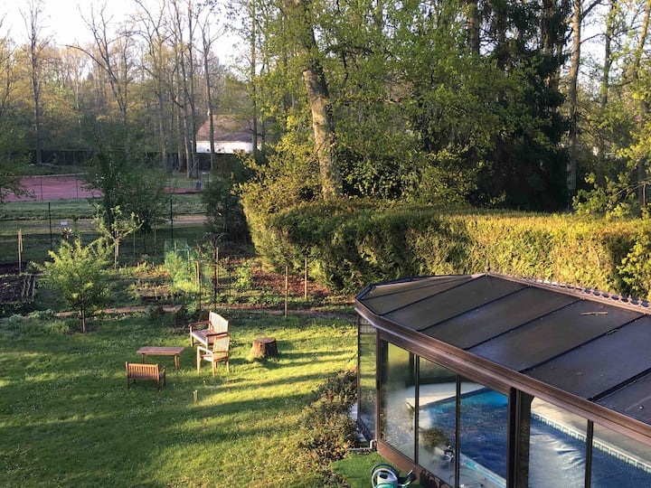 Villa Familiale_tennis_piscine/jacuzzi/sauna - Milly-la-Forêt