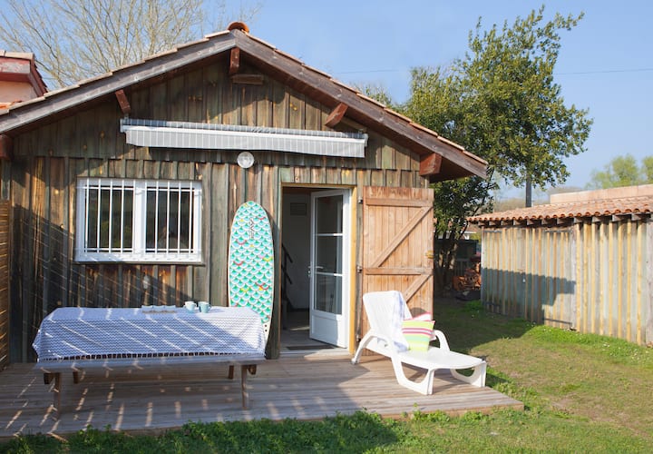 Beau Chalet Juste Aménagé Proche Lac Et Mer - Hourtin