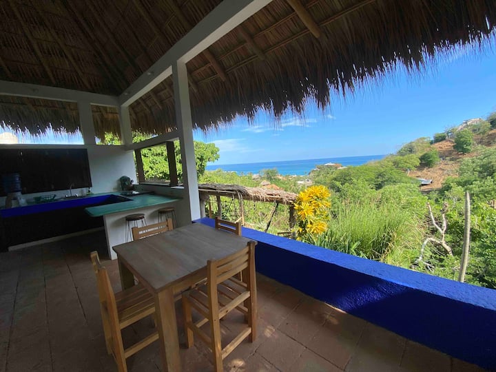Casa Dori Con Vista Al Mar, Super Ubicación! - Mazunte