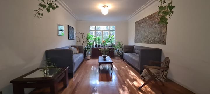 Large Private Room In An Artdeco Building - Mexico City