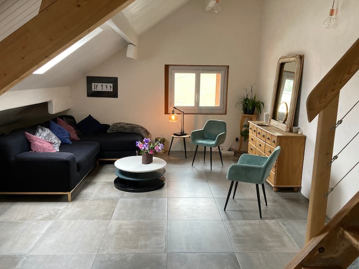 Jardin, Grand Appartement Dans Maison, 3 Chambres. - Briançon