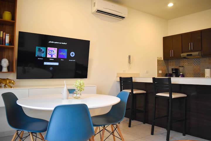 Suite 2 Totalmente Equipada Céntrica - 라파스