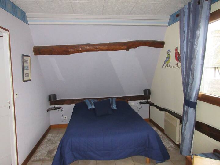 Ferme Des Simons - Chambre Bleuet - Gournay-en-Bray