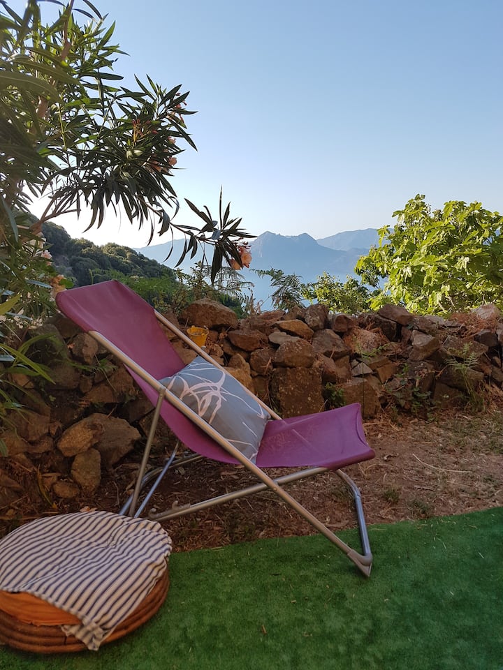 Jolie Maison De Village Avec Vue Sur Le Golfe - Piana
