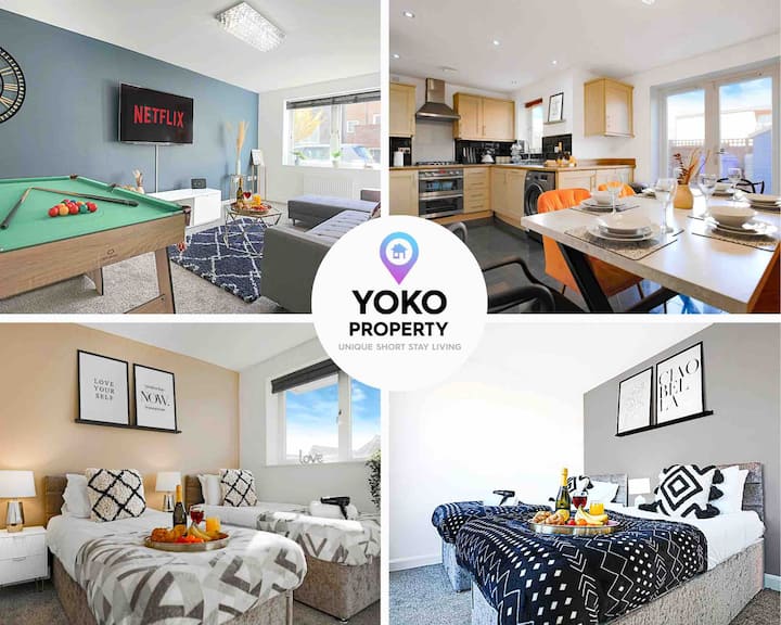 Kelly House With Parking, Garden, & Smart Tv - 白金漢