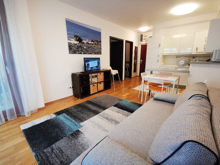 Danube Apartment With Private Garden,wifi - Budapest