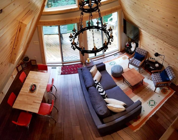 A-frame Cabin Escape In George Washington Natl Forest, Lost River Area, Wv - West Virginia
