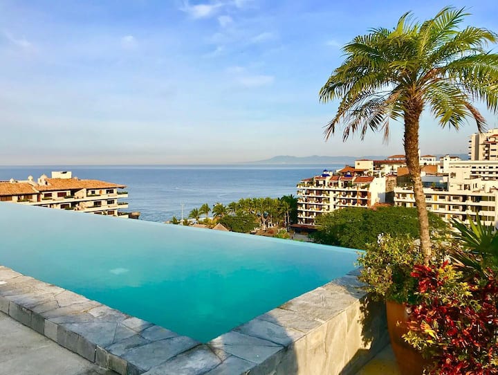 Cozy Studio With Panoramic Infinity Pool- - Puerto Vallarta