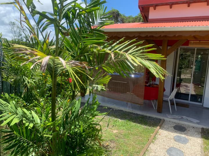 O Ti Jacko, Bungalow Entier Avec Spa Privé - Guadeloupe